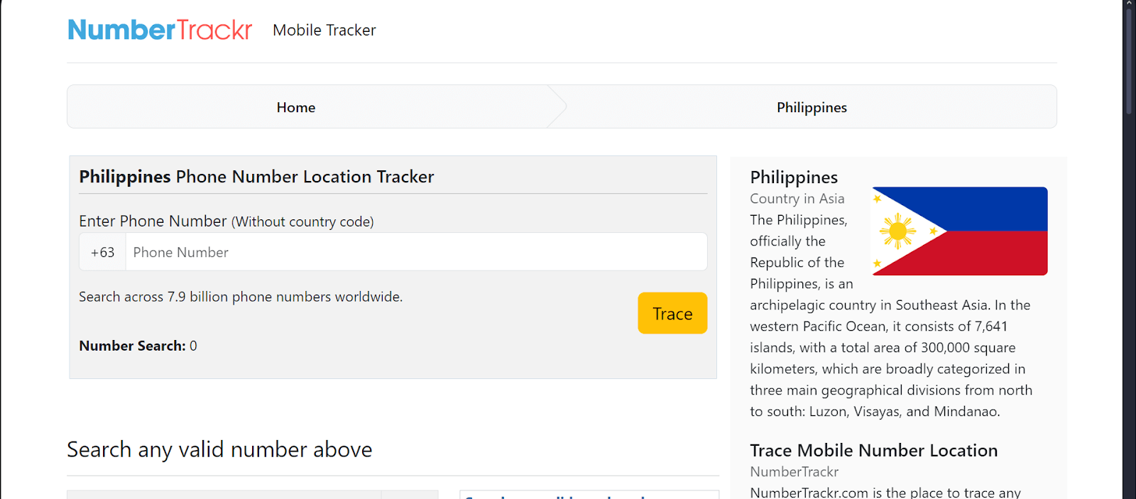 Mobile Number Tracker with Google Maps in Philippines 2025