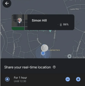 How to Share Live Location on Google Maps