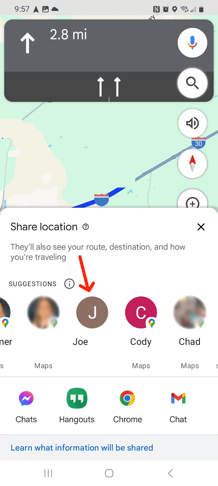 How to Share Live Location on Google Maps