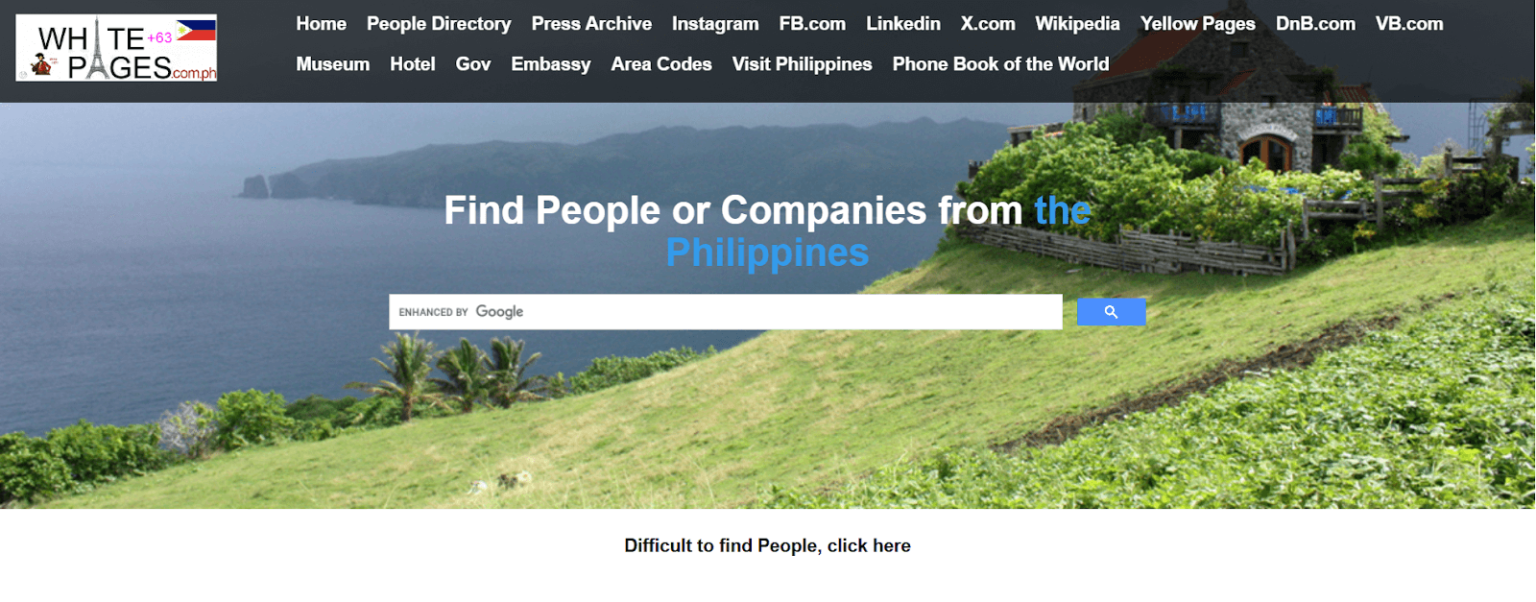 How to Search People in the Philippines