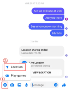 How to Share Location on Messenger - Cellphone Location
