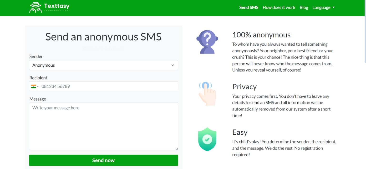 Top 10 Websites to Send Anonymous Text Message Free 2025